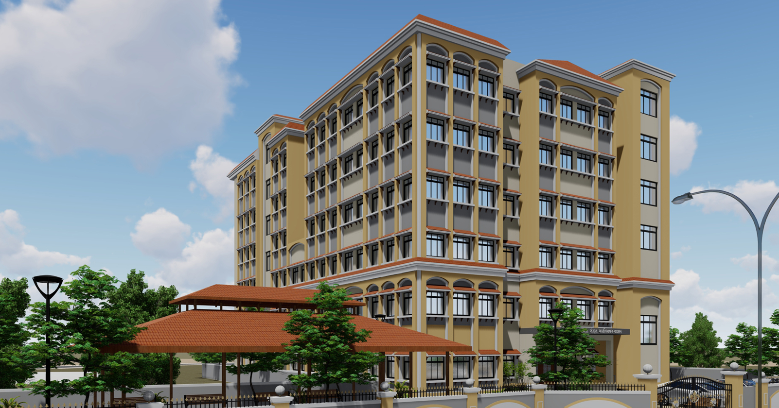 SANSKRIT PATHSHALA & HOSTEL BUILDING AT AMBAJI - Sarjan Architects